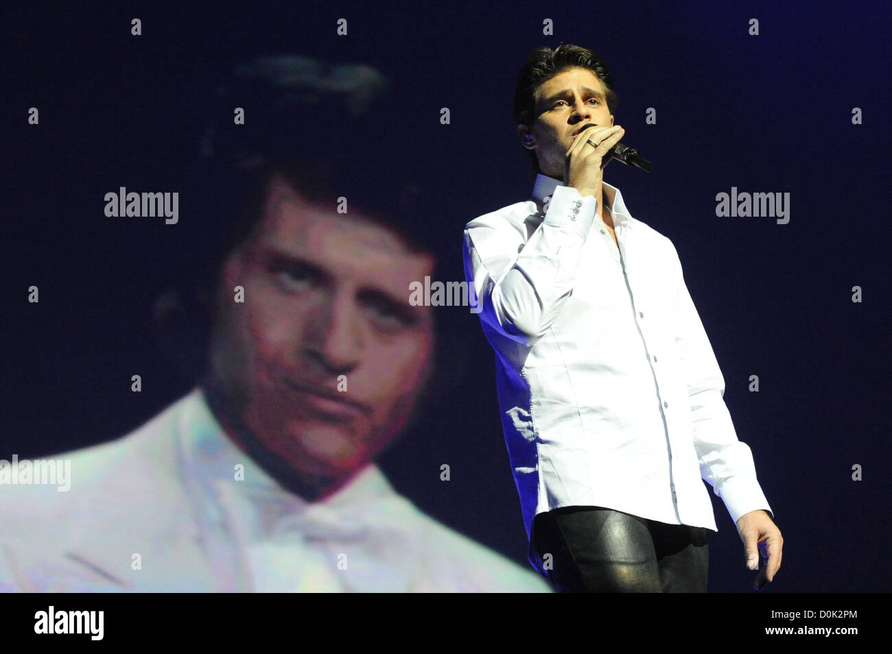 Julien Dassin, son of late French-US singer Joe Dassin, presents a ...