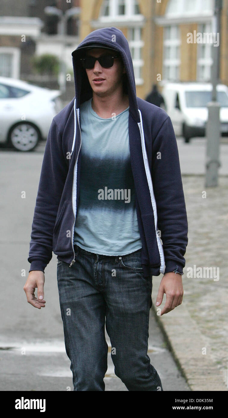 Nicolo Festa The 'X Factor' finalists outside a rehearsal studio London ...