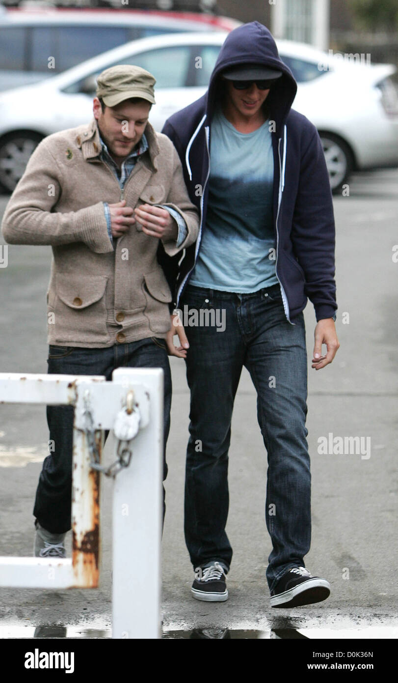 Matt Cardle and Nicolo Festa The 'X Factor' finalists outside a ...