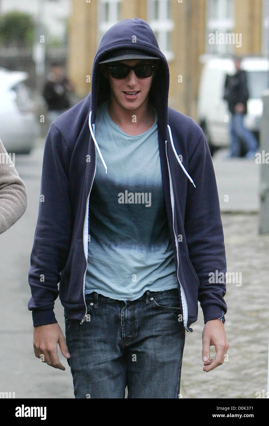 Nicolo Festa The 'X Factor' finalists outside a rehearsal studio London ...