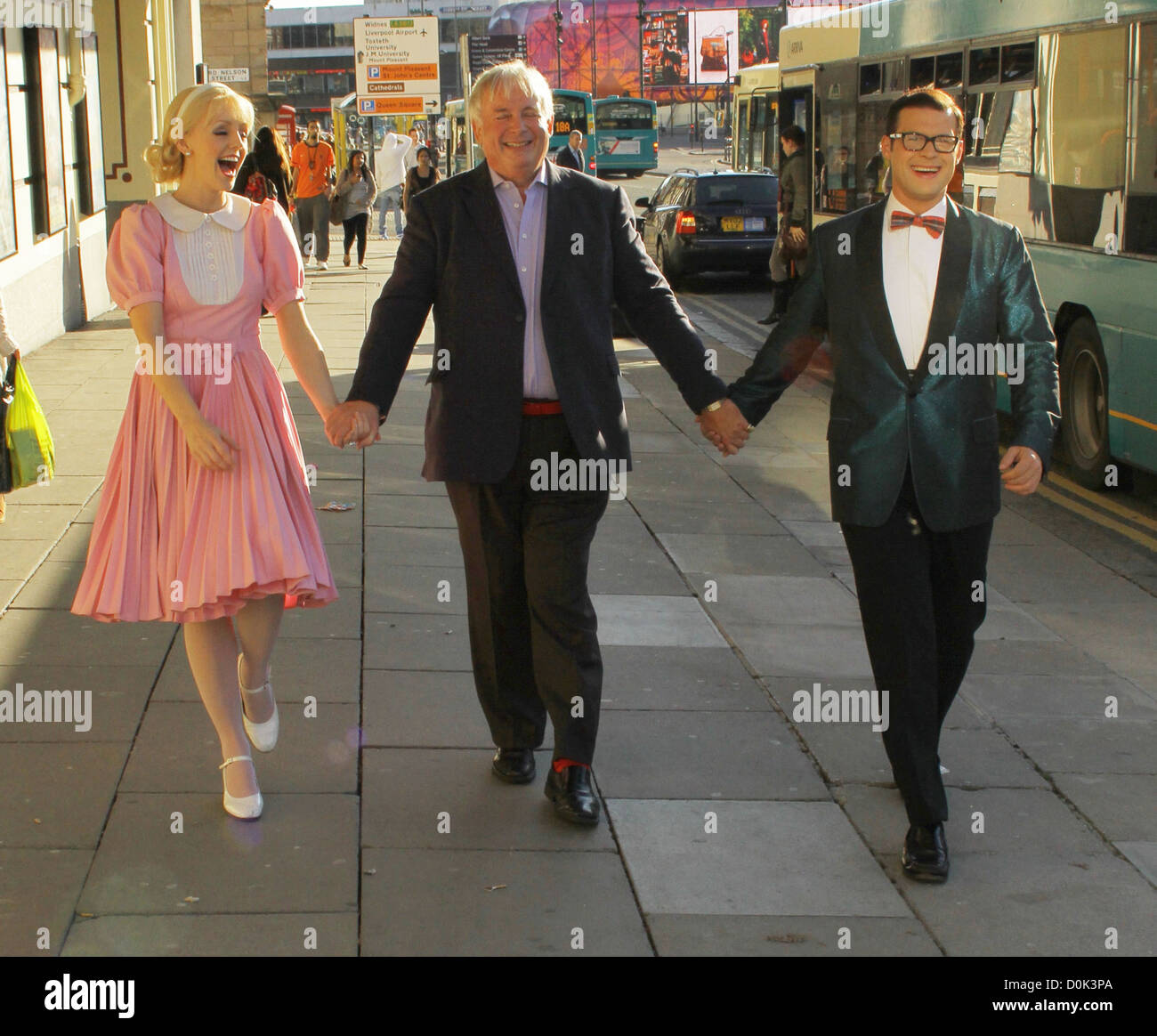 Richard Meek Christopher Biggins and Haley Flaherty The opening night ...