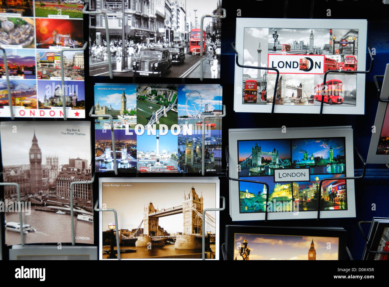 Postcards of London Stock Photo - Alamy