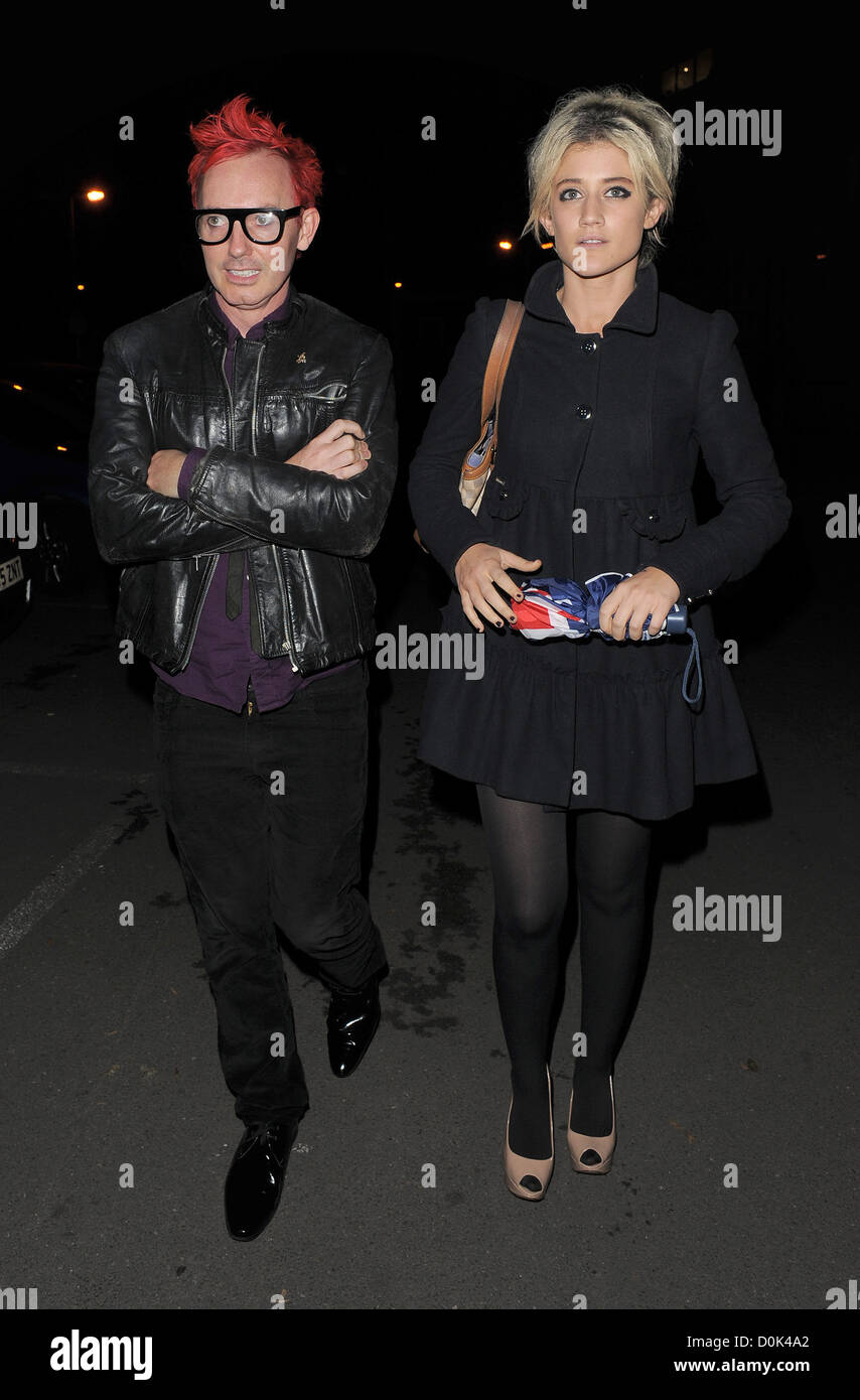 X Factor contestants Storm Lee and Katie Waissel aka Katie Vogel enjoy ...
