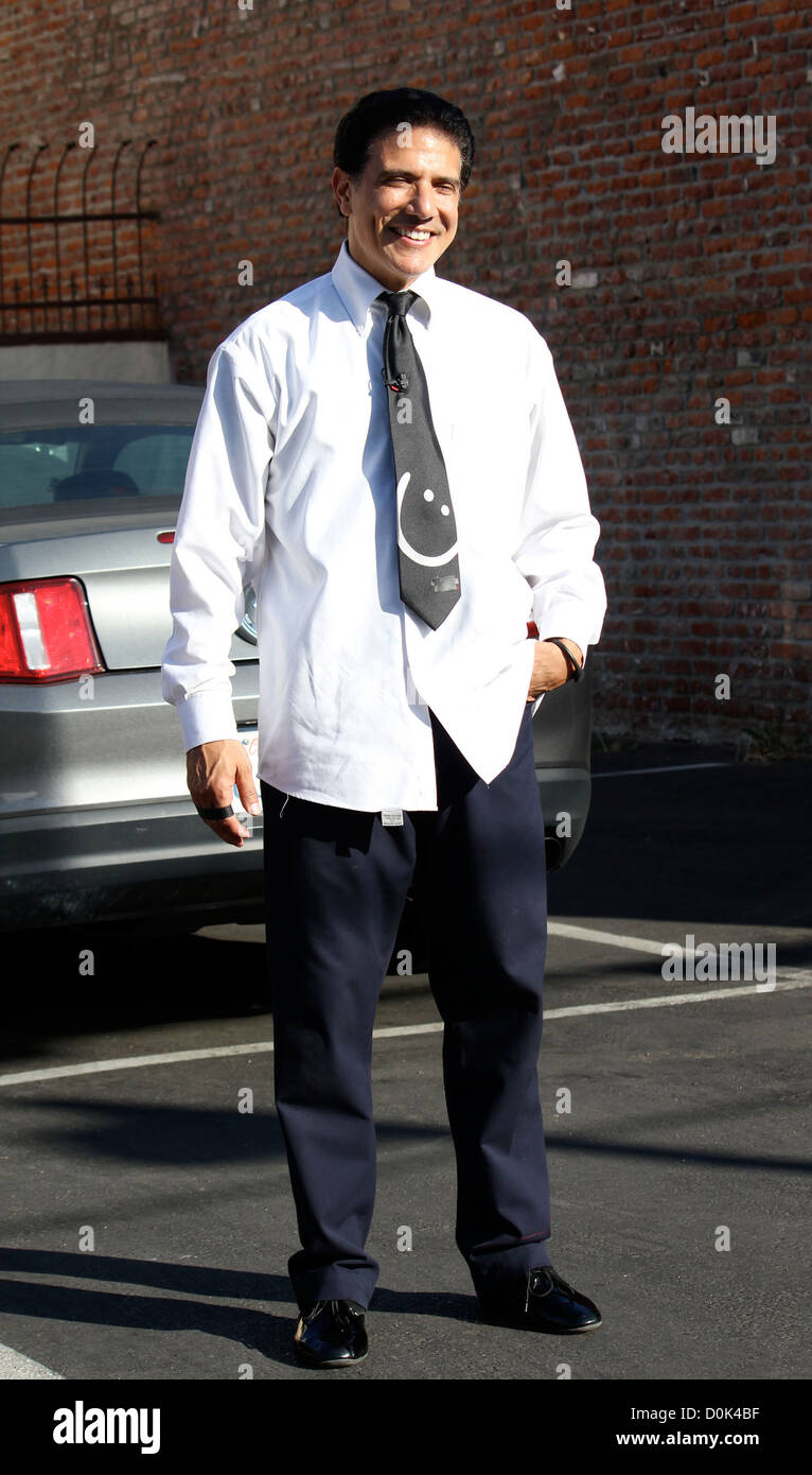 Corky Ballas Celebrities outside the dance rehearsal studio for ABC-TV ...