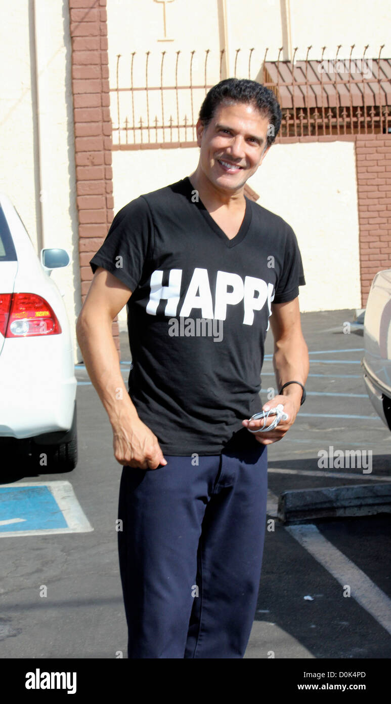 Corky Ballas Celebrities outside the dance rehearsal studio ABC-TV's ...