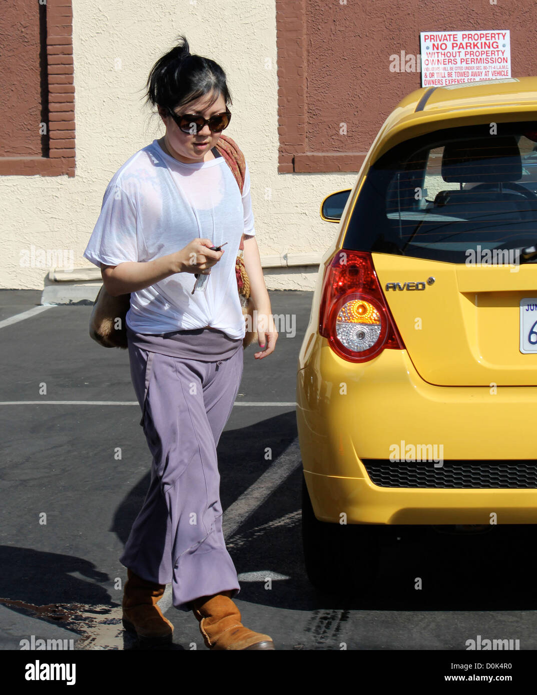 Margaret Cho Celebrities outside the dance rehearsal studio for ABC-TV ...