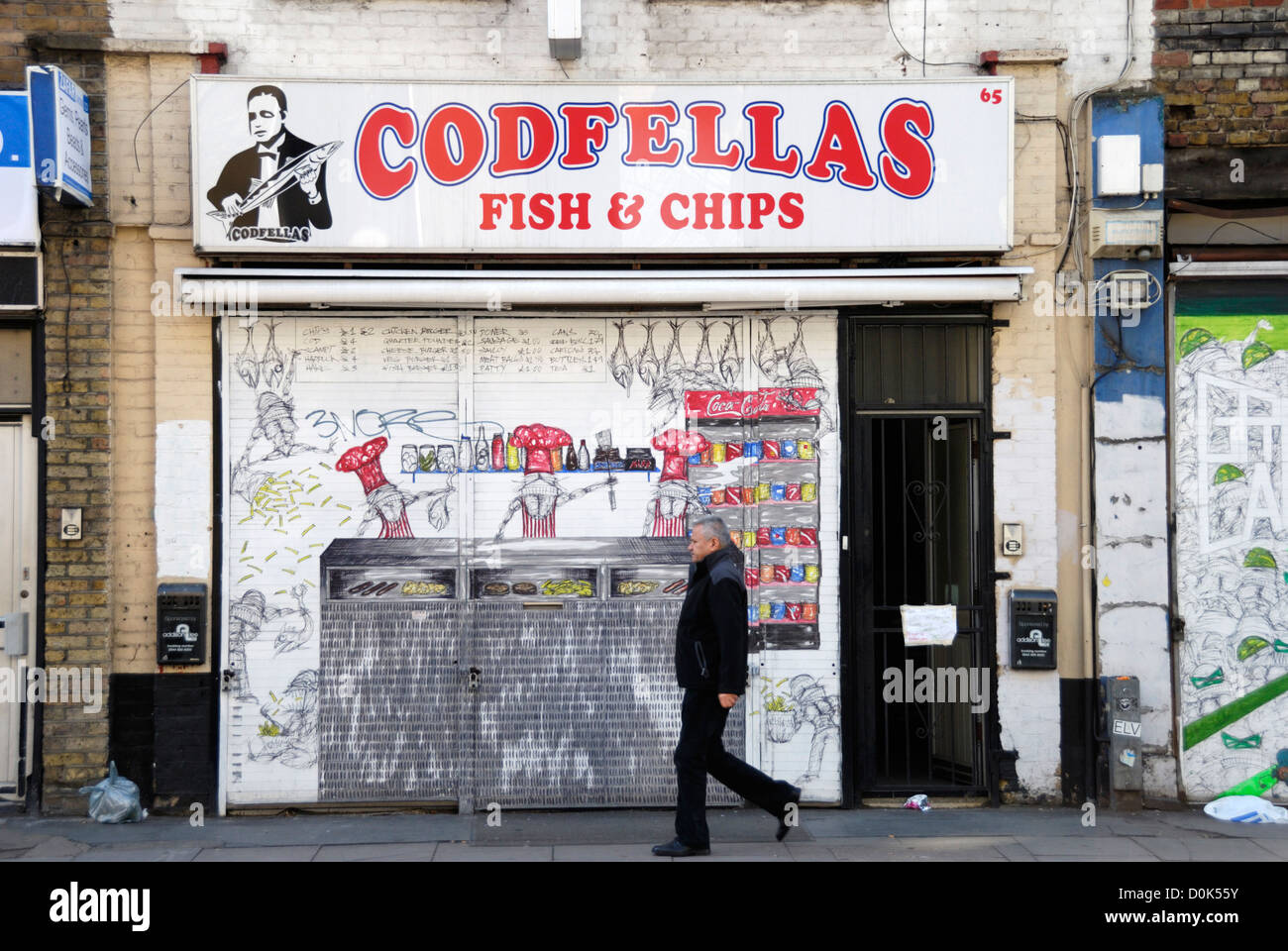 Take away fish and chip shop hi-res stock photography and images - Alamy
