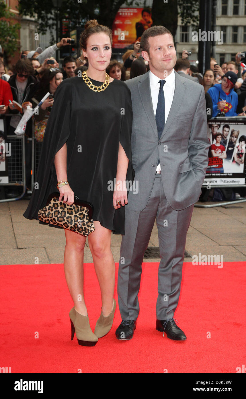 Dermot O'Leary with his girlfriend Dee Koppang UK premiere of 'Scott ...