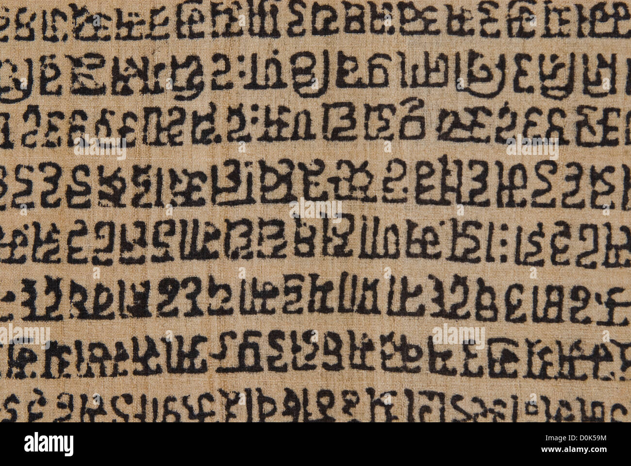 Close-up of text on sheet of handmade paper Stock Photo - Alamy