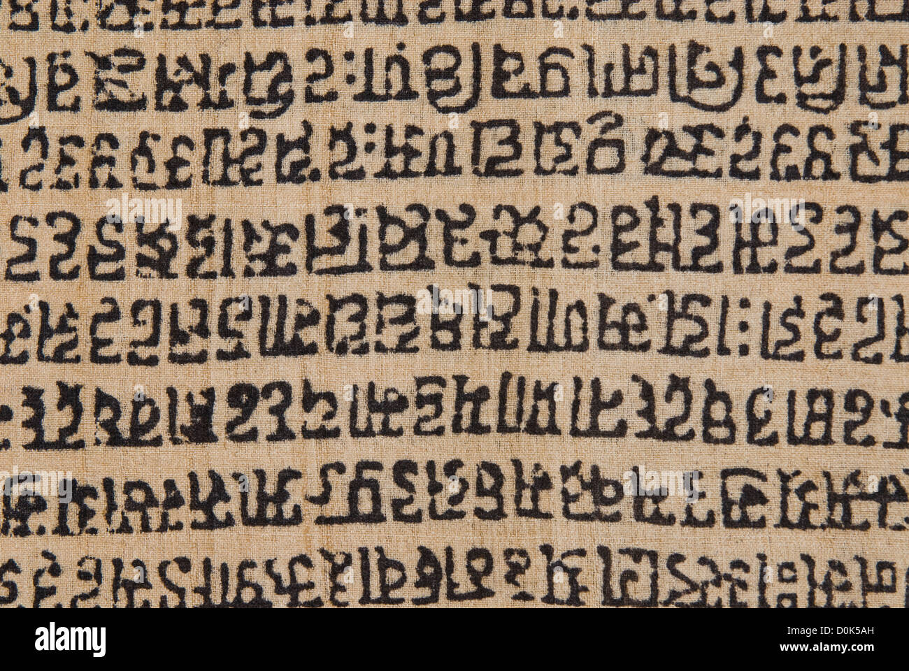 Close-up of text on sheet of handmade paper Stock Photo - Alamy