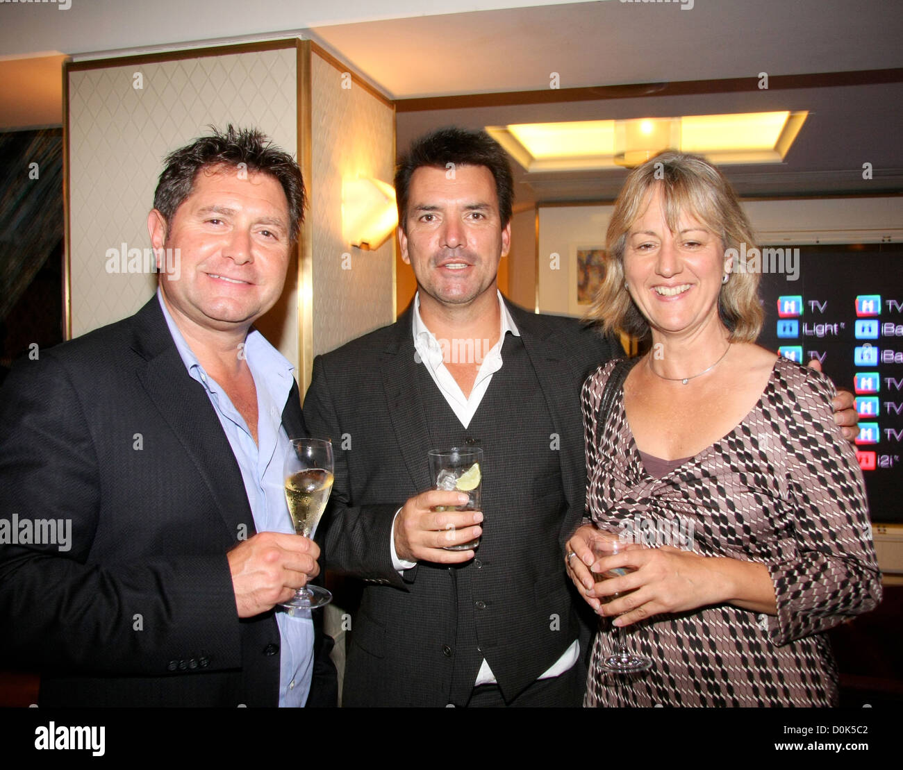 Nicholas Cowell and guests Interactive Investor TV launch held at the ...