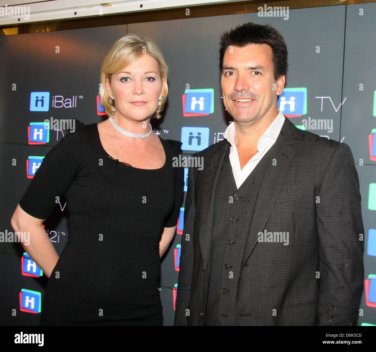 Nicholas Cowell and Alison Bell Interactive Investor TV launch held at ...