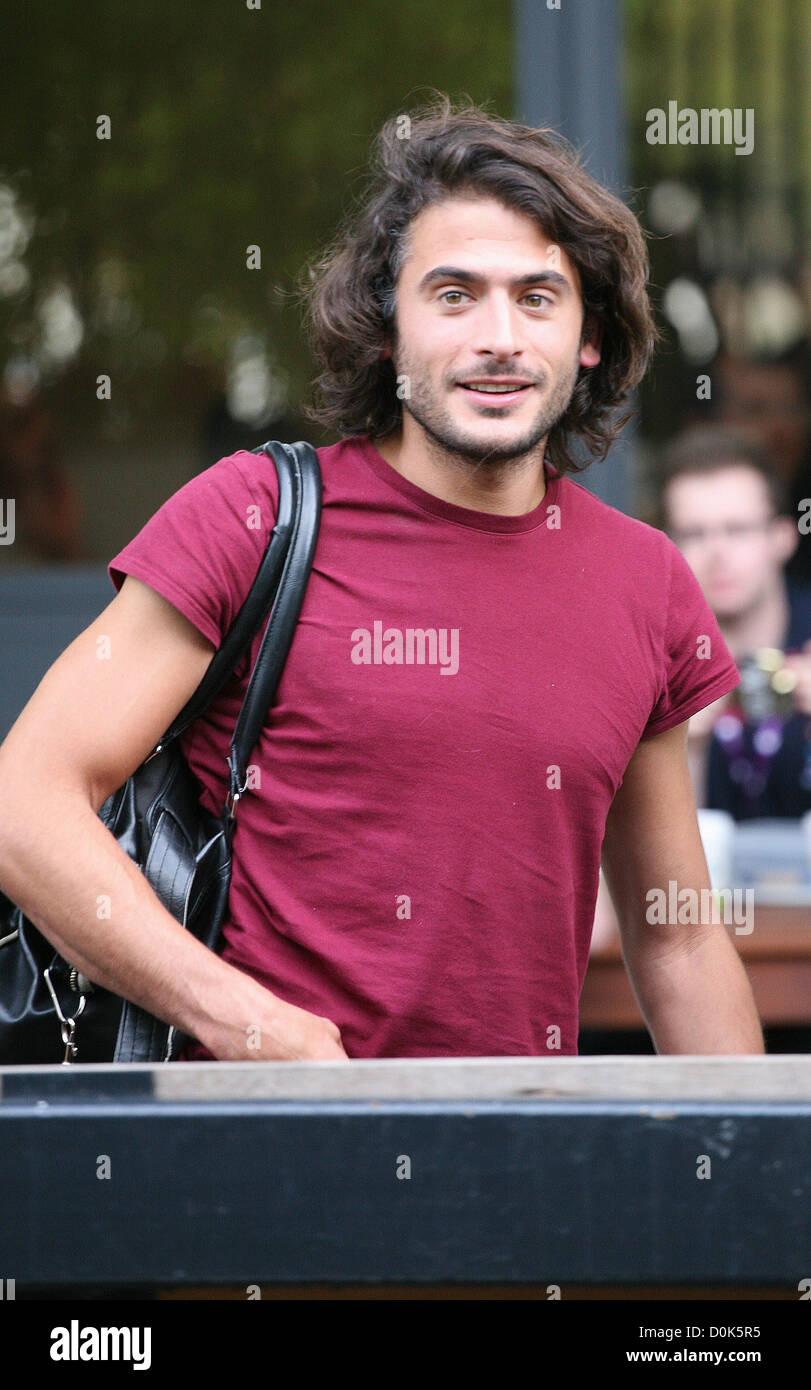 Marc Elliott Celebrities outside the ITV television studios. London ...