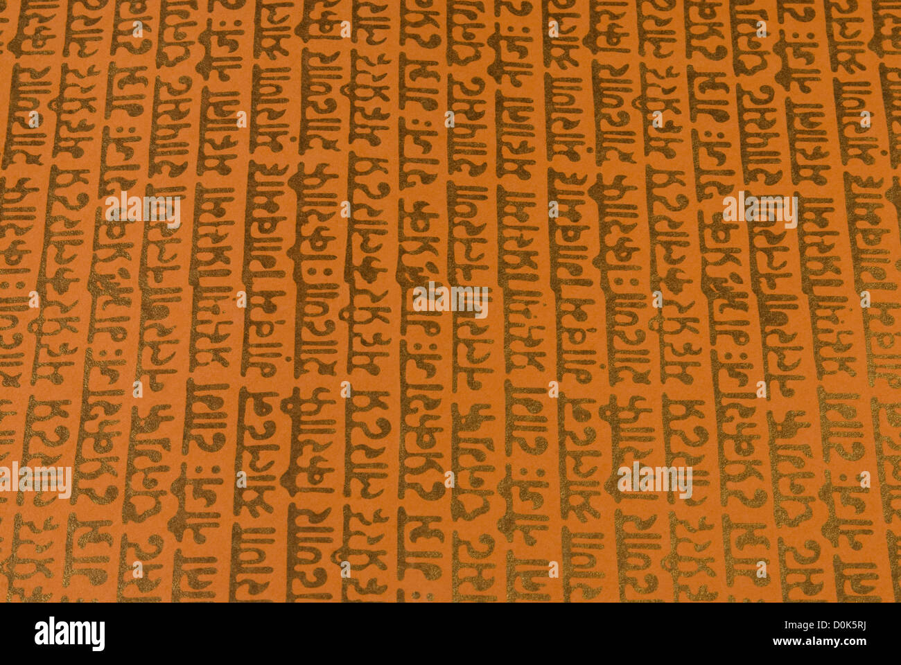 Close-up of text on sheet of handmade paper Stock Photo - Alamy