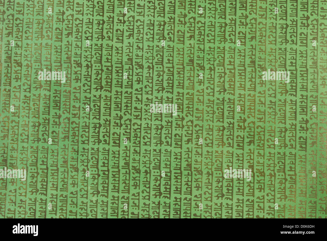 Close-up of text on sheet of handmade paper Stock Photo - Alamy