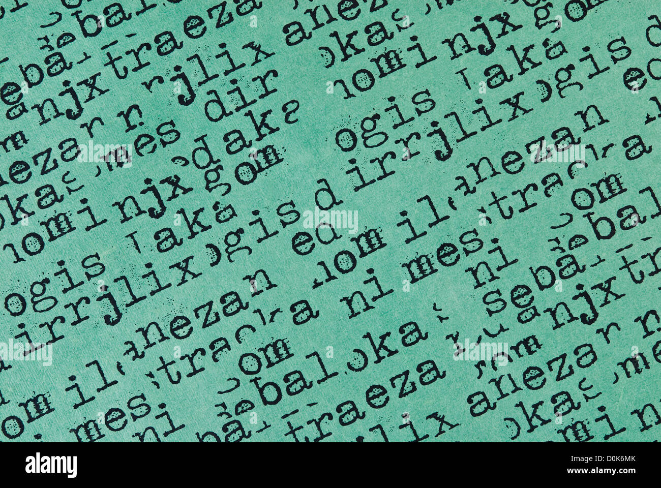 Close-up of text on a paper Stock Photo - Alamy