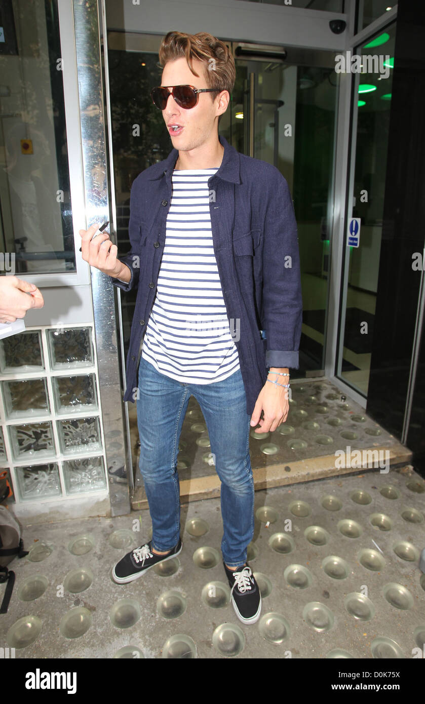 Nicolo Festa The 'X Factor' finalists outside a rehearsal studio London ...