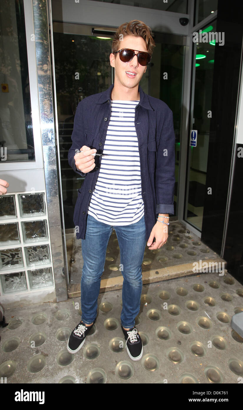 Nicolo Festa The 'X Factor' finalists outside a rehearsal studio London ...