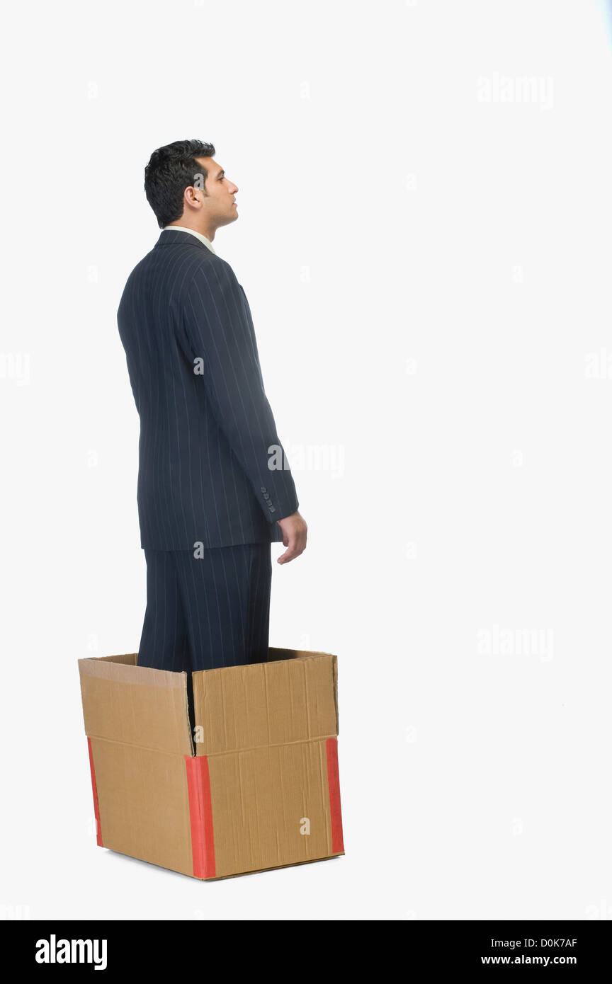 Person Standing Inside A Box High Resolution Stock Photography and ...
