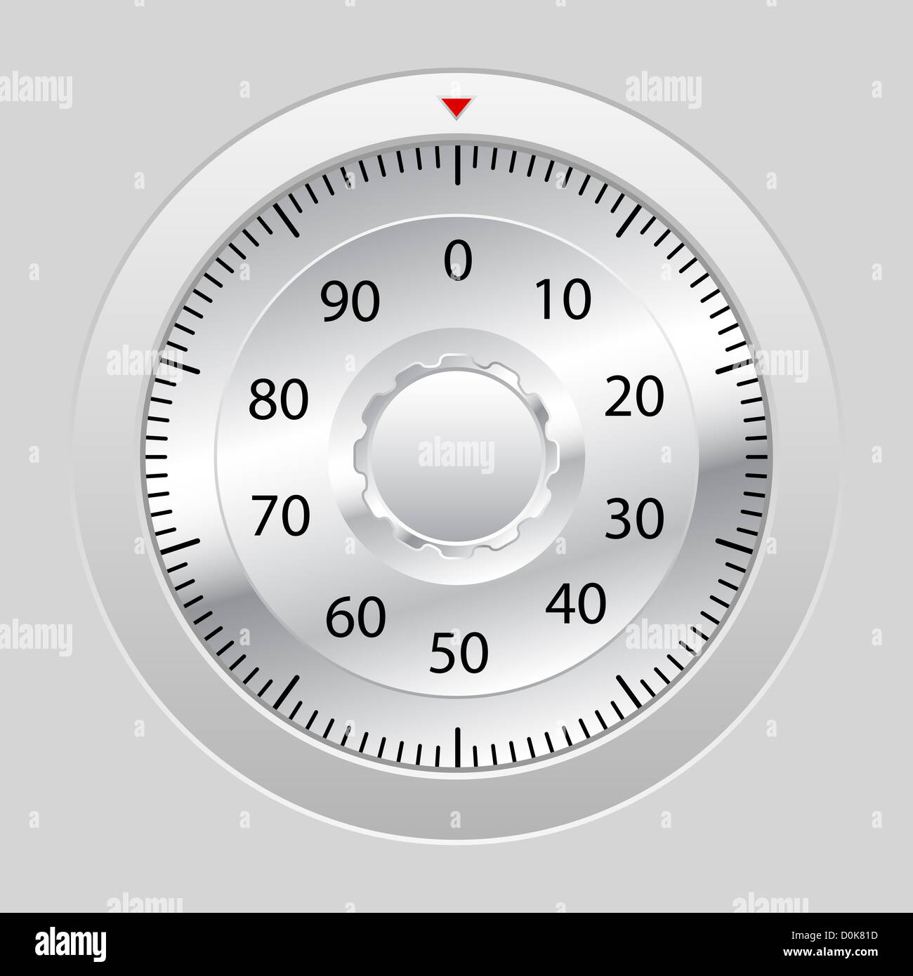 Combination lock on grey background. Vector illustration Stock Photo ...