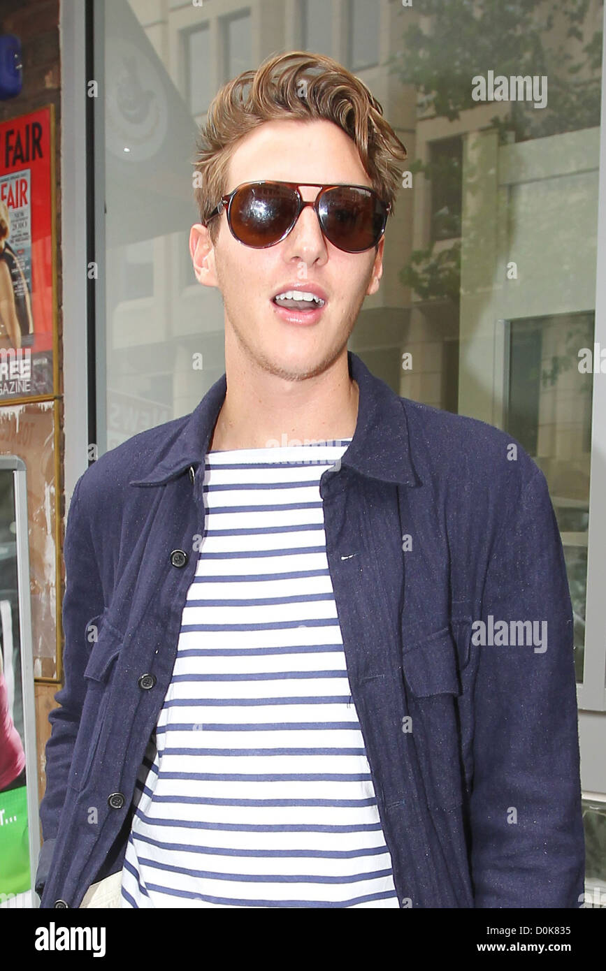 Nicolo Festa The 'X Factor' finalists outside a rehearsal studio London ...