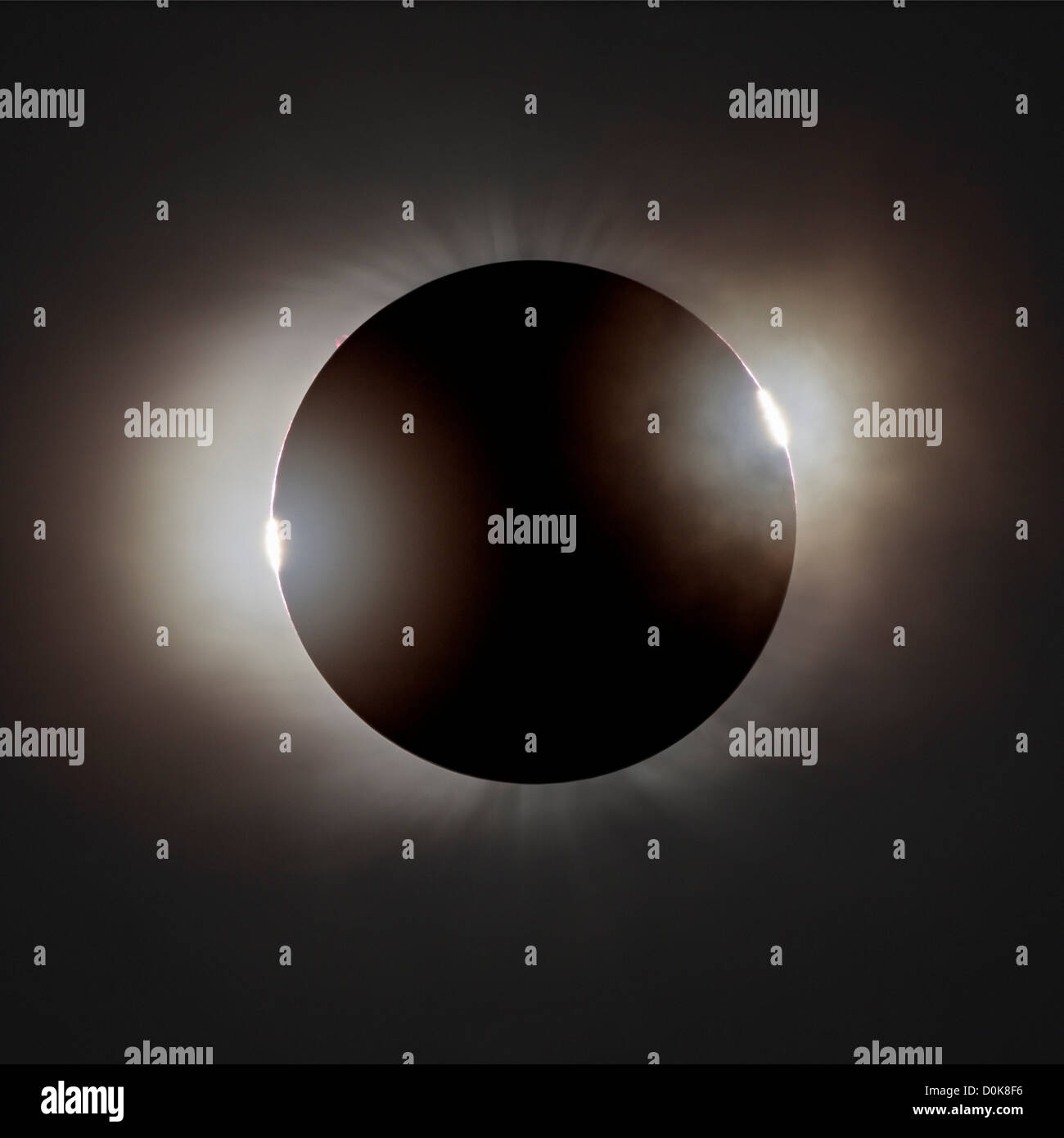 Two Diamond Rings With Total Eclipse of the Sun, West of Hangzhou ...