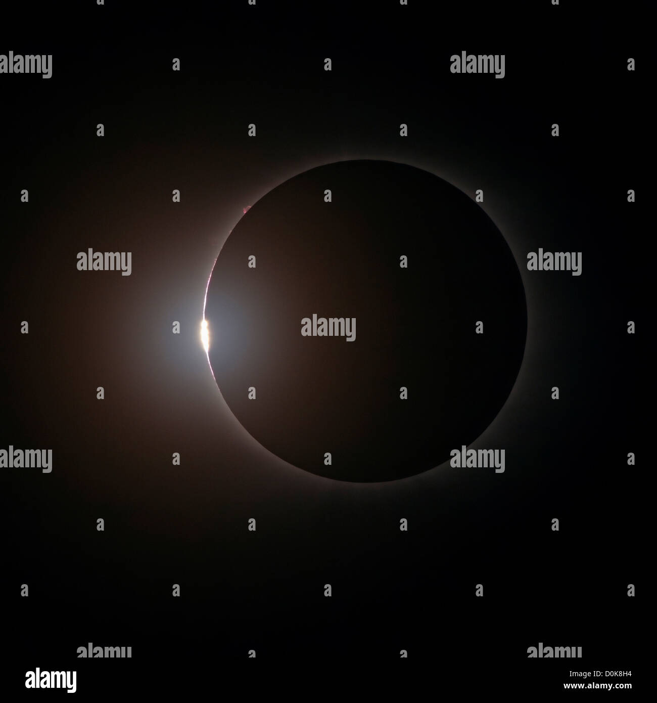 Diamond Ring Effect At the End of Totality During Solar Eclipse of July ...