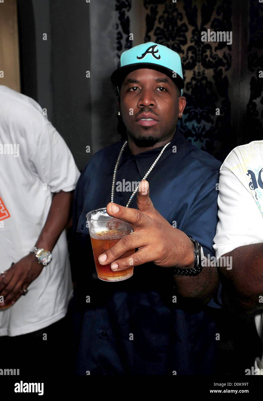 Big Boi after his free concert alongside his band for MySpace Streaming ...