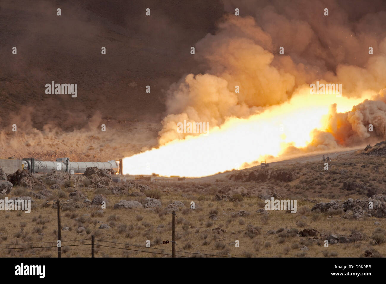 Largest Rocket in the World Successfully Test Fired Stock Photo - Alamy