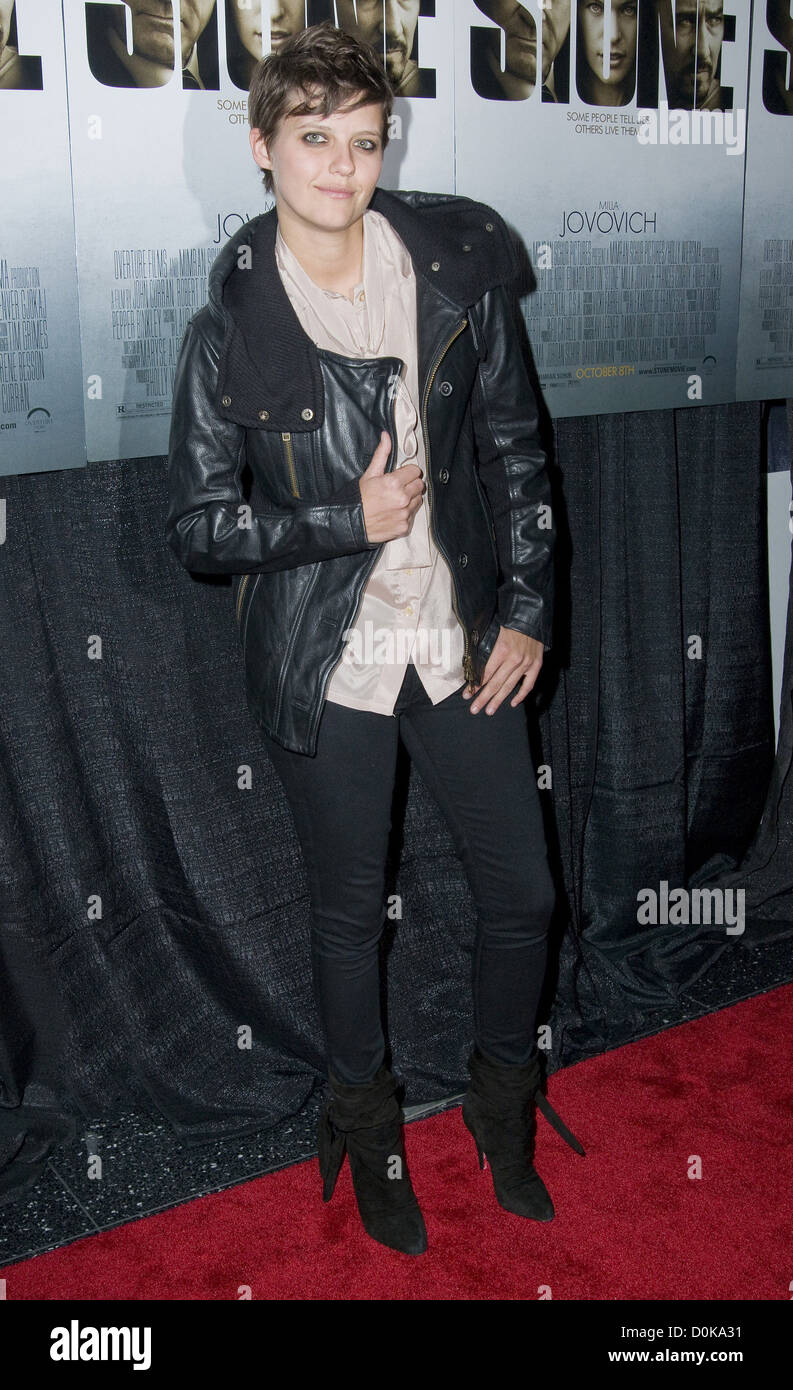 Kim Sholtz New York Premiere of 'Stone'at MOMAArrivals New York City ...