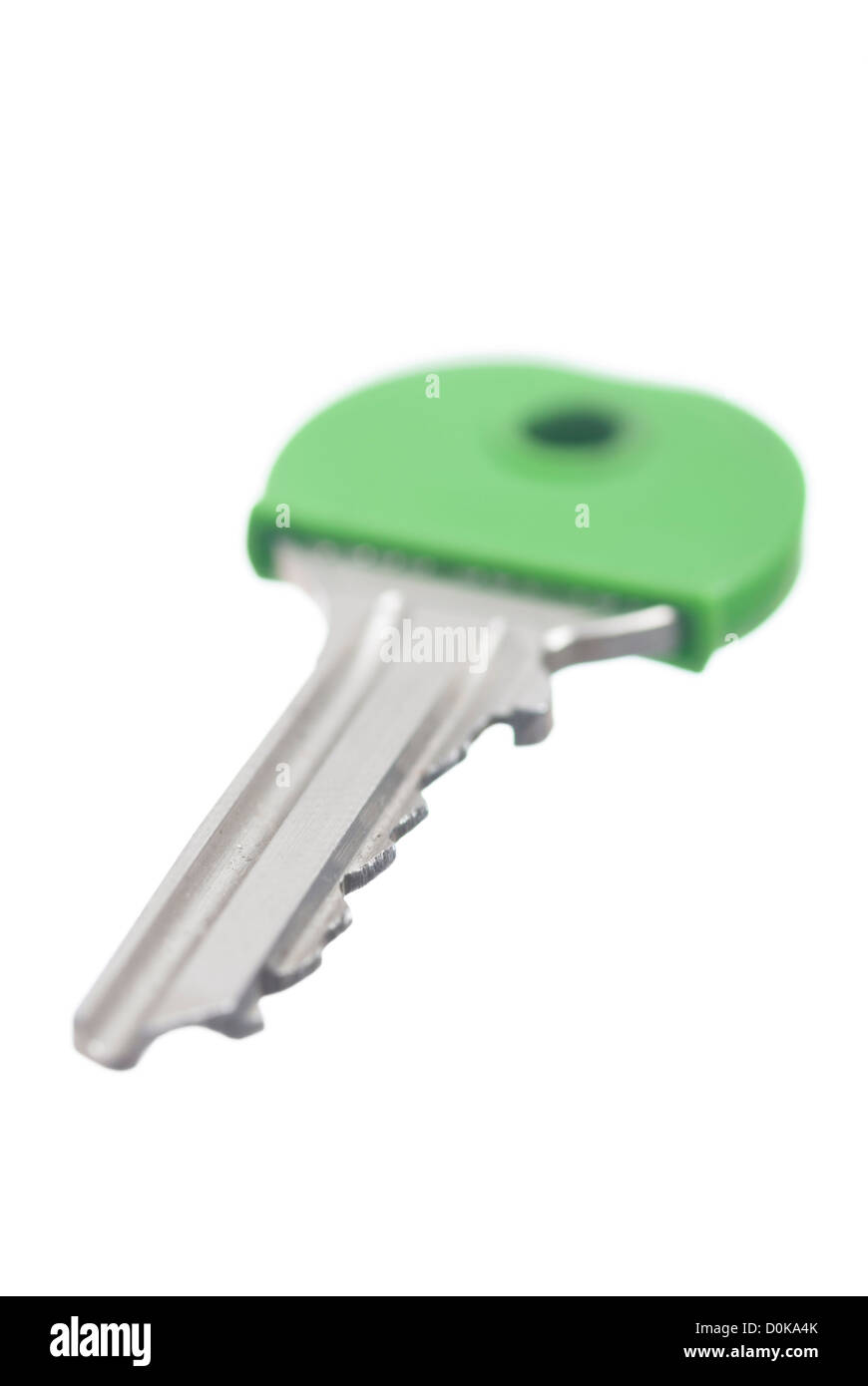 Green metal entry door Cut Out Stock Images & Pictures - Alamy