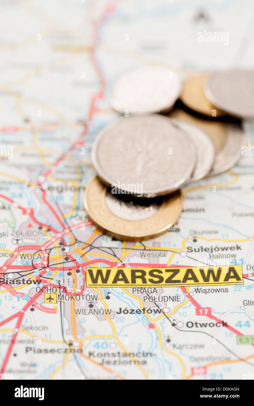 Currency on map hi-res stock photography and images - Alamy