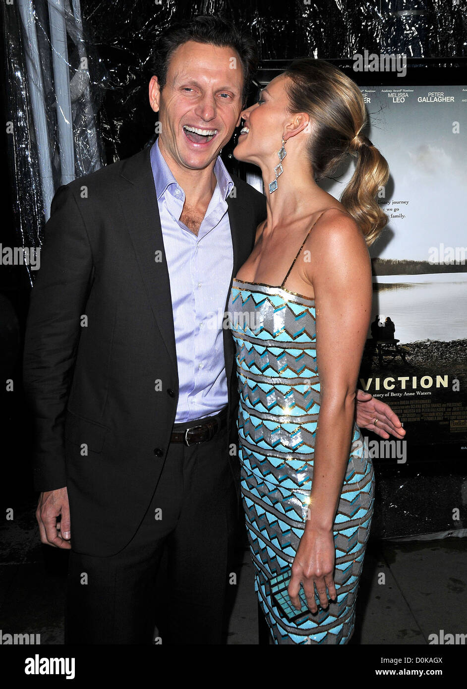 Hilary Swank and Tony Goldwyn The Los Angeles Premiere of "Conviction ...