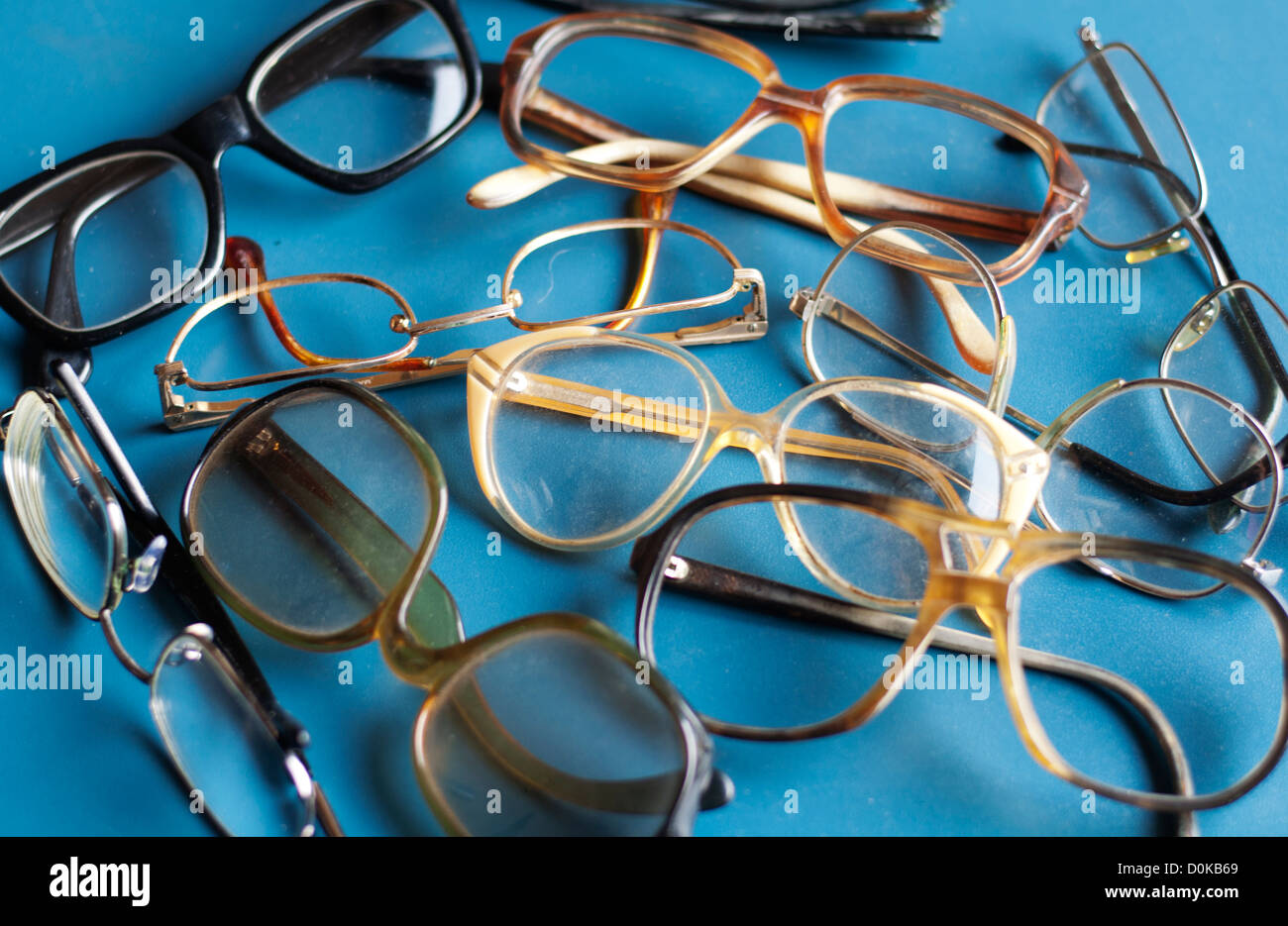 Old eyeglasses Stock Photo - Alamy