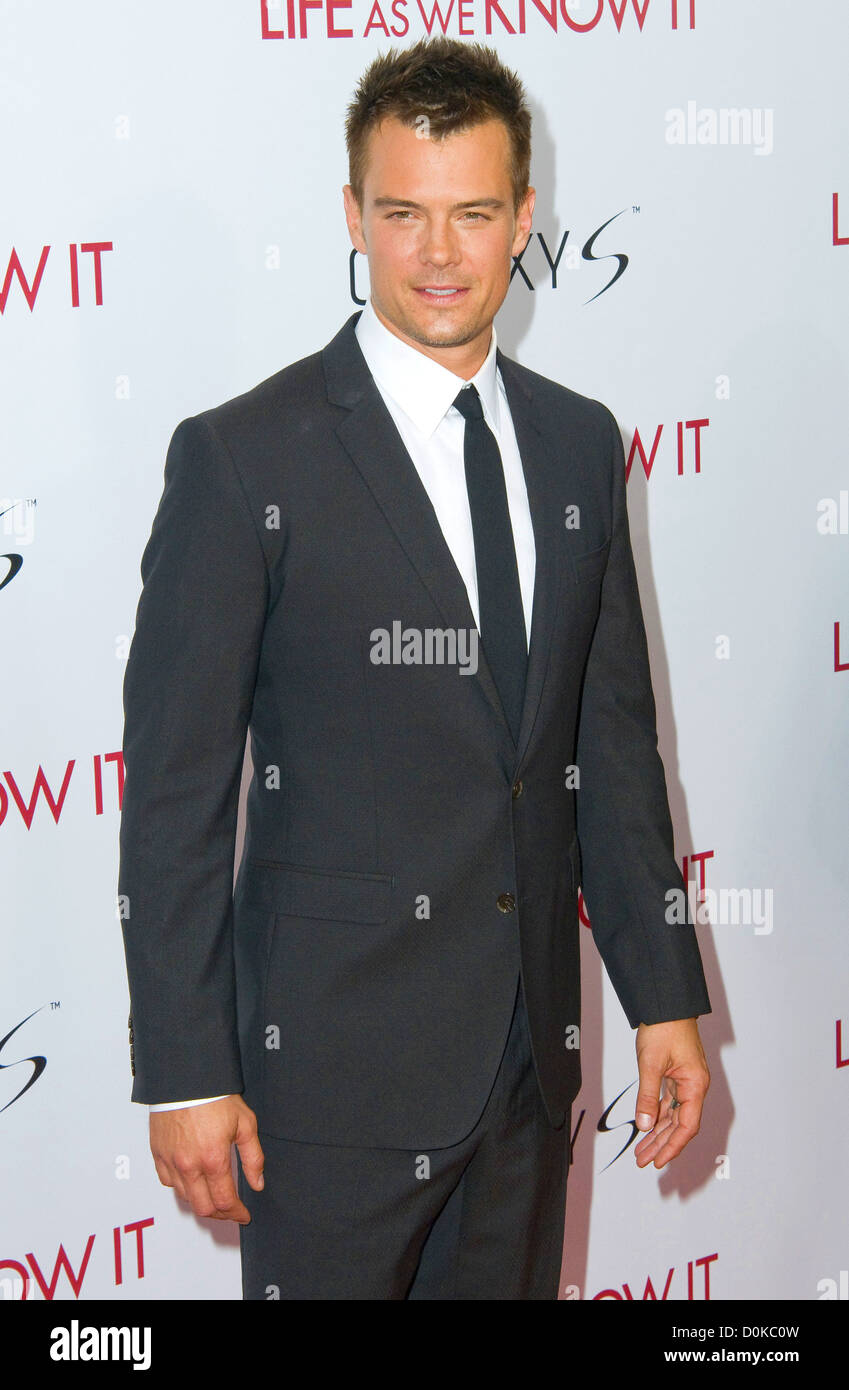 Josh Duhamel New York premiere of 'Life As We Know It' - Arrivals New ...