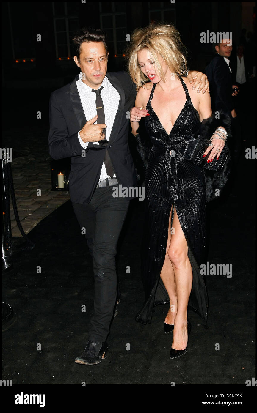 Kate Moss and Jamie Hince Paris Fashion Week - Vogue 90th Anniversary ...