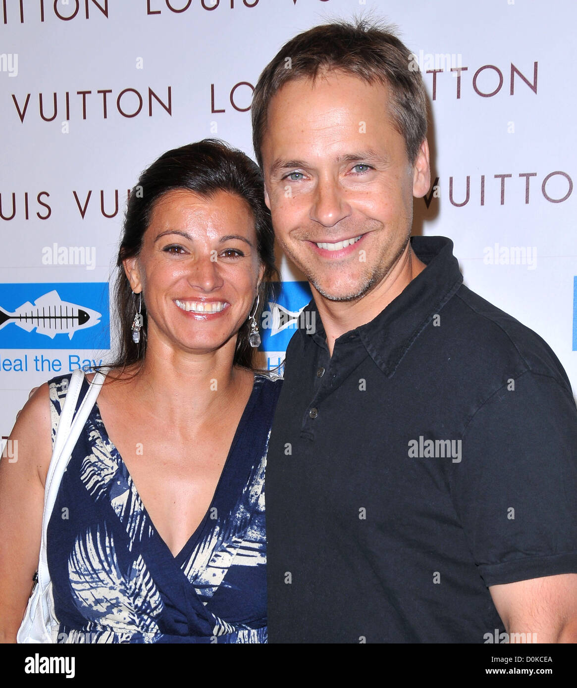 Chad Lowe and girlfriend Kim Painter The opening of Louis Vuitton Santa ...
