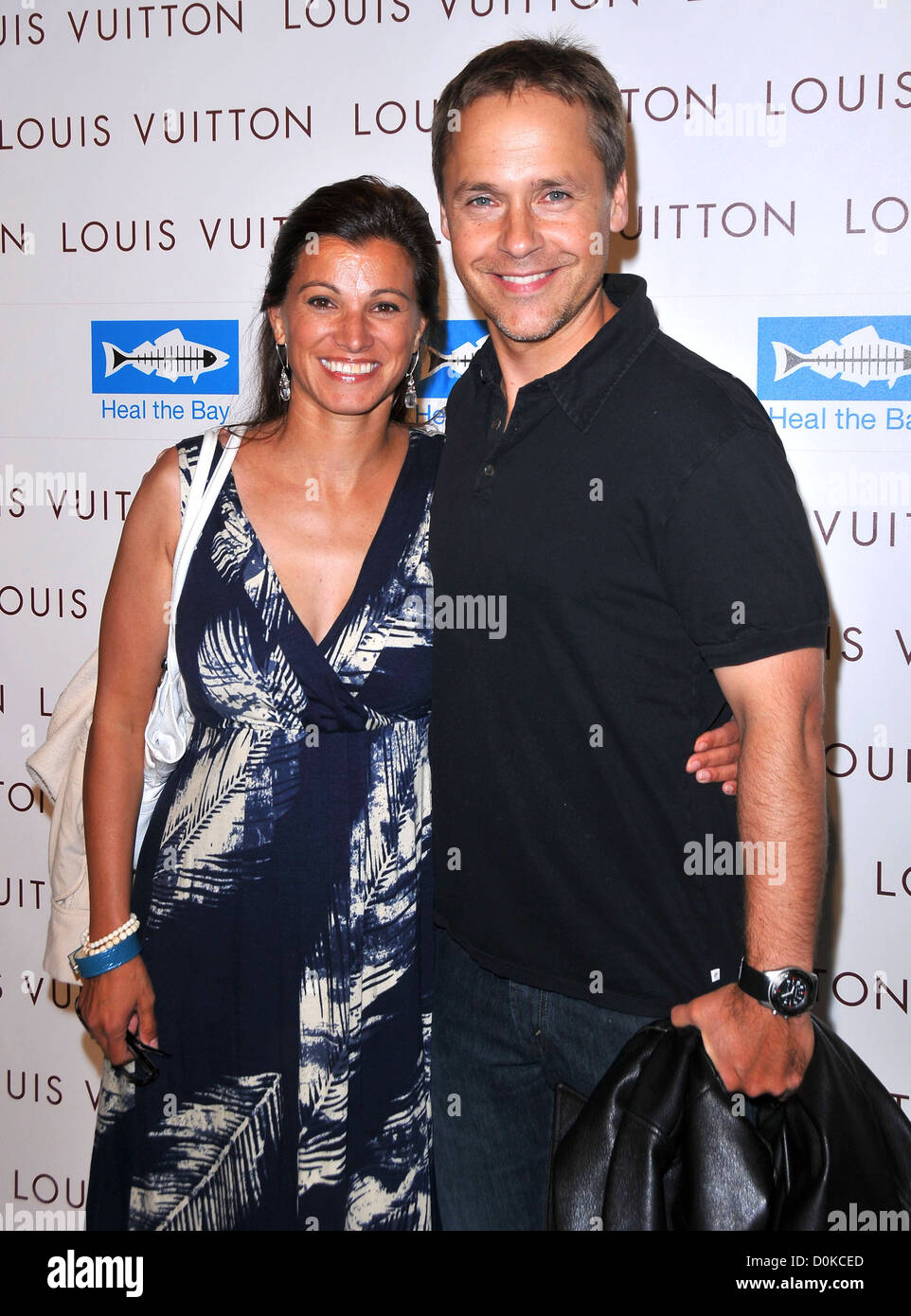 Chad Lowe and girlfriend Kim Painter The opening of Louis Vuitton Santa ...
