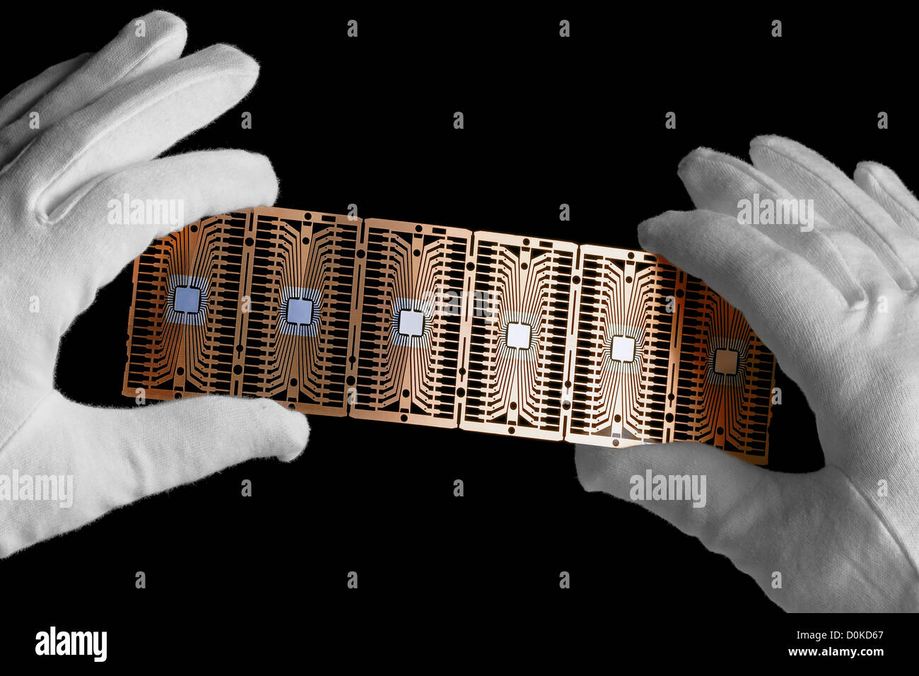 Chip Carrier Strip Stock Photo - Alamy