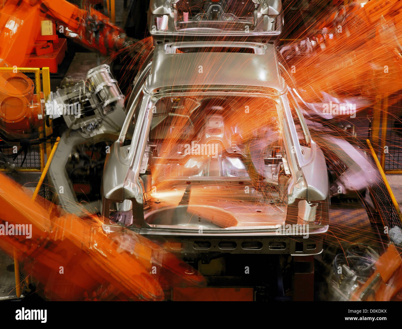 Car body production hi-res stock photography and images - Alamy