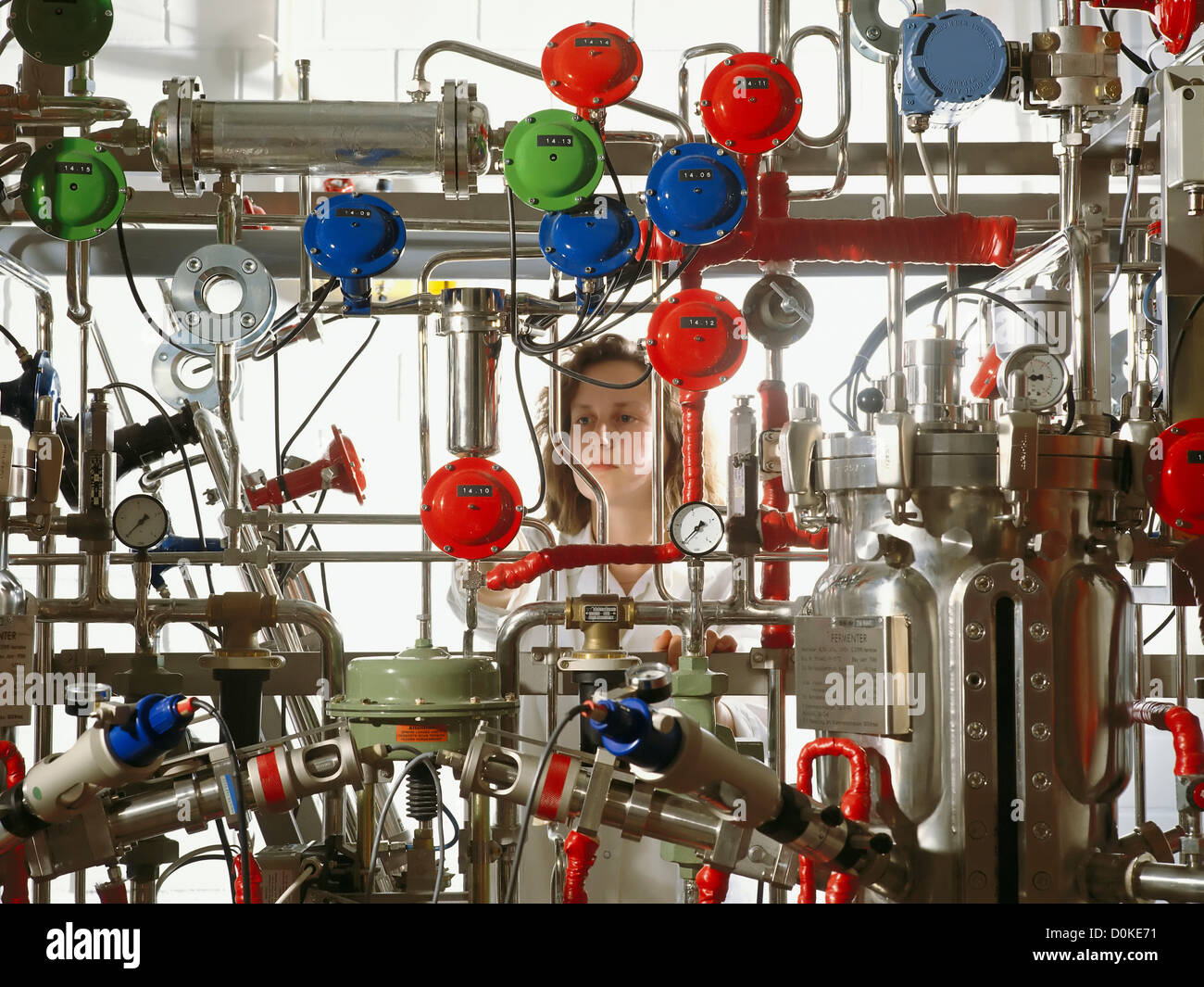 Protein Production in a Bioreactor Stock Photo - Alamy
