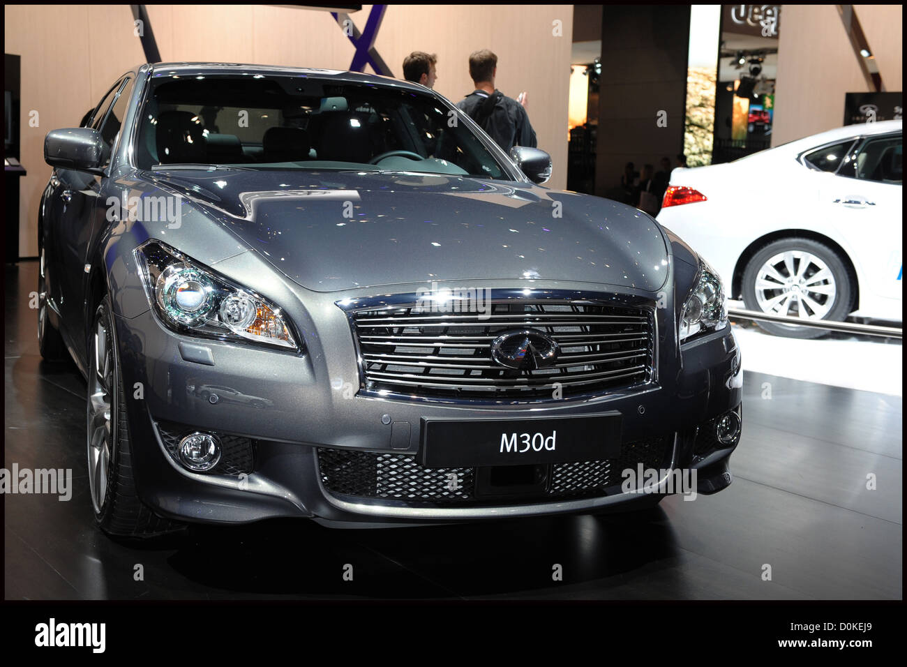 Infiniti M30d The opening of the 2010 Paris Motor Show at the Porte de ...