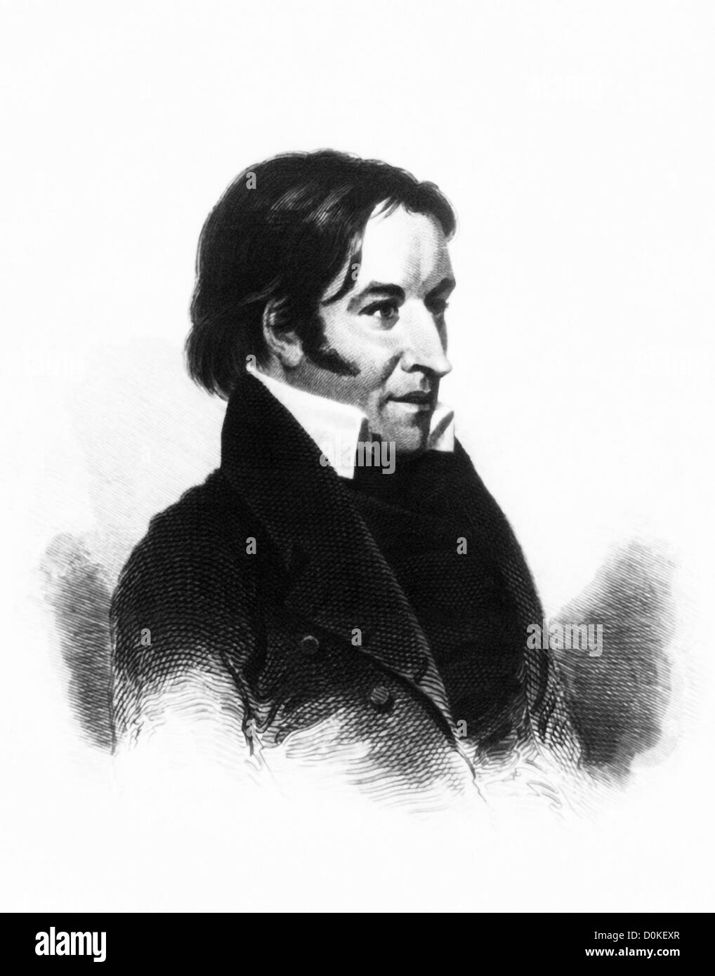 Vintage portrait of davy crockett hi-res stock photography and images ...