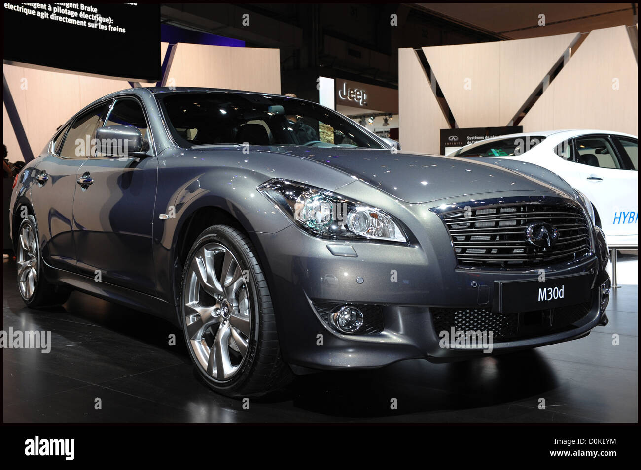 Infiniti M30d The opening of the 2010 Paris Motor Show at the Porte de Versailles Paris, France ...
