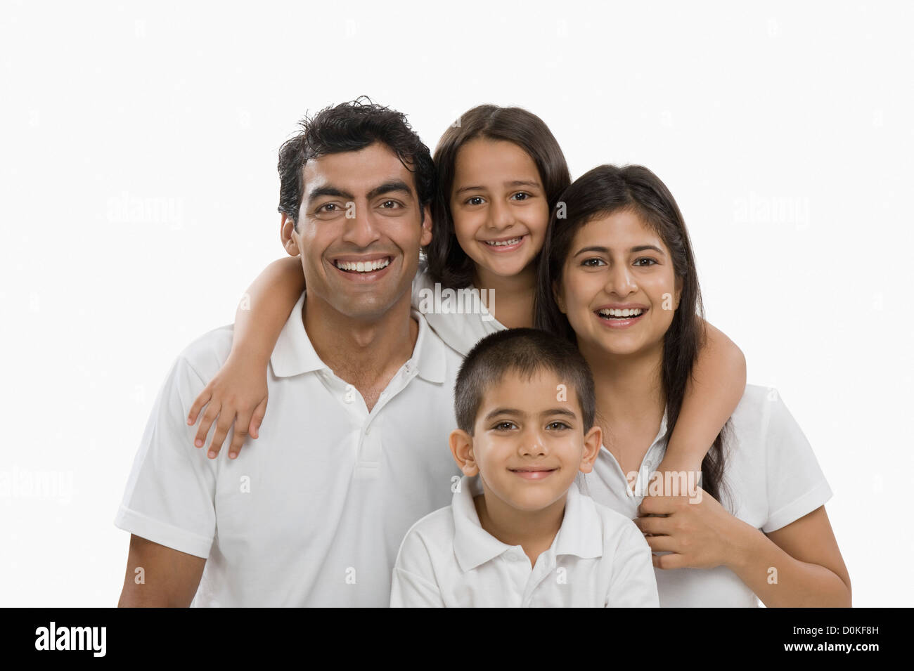 Portrait of a happy family Stock Photo - Alamy