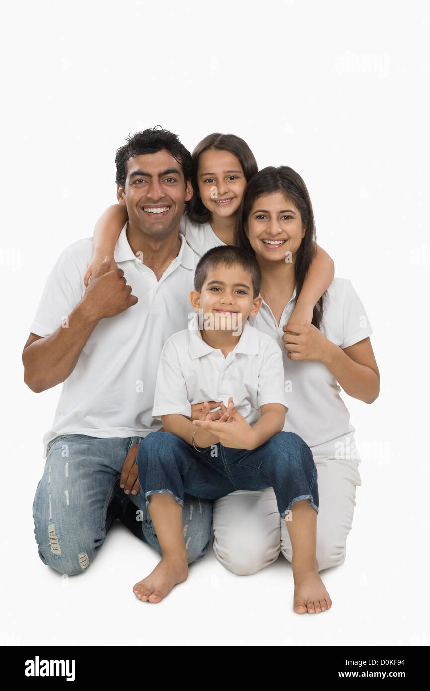 Portrait of a happy family Stock Photo - Alamy