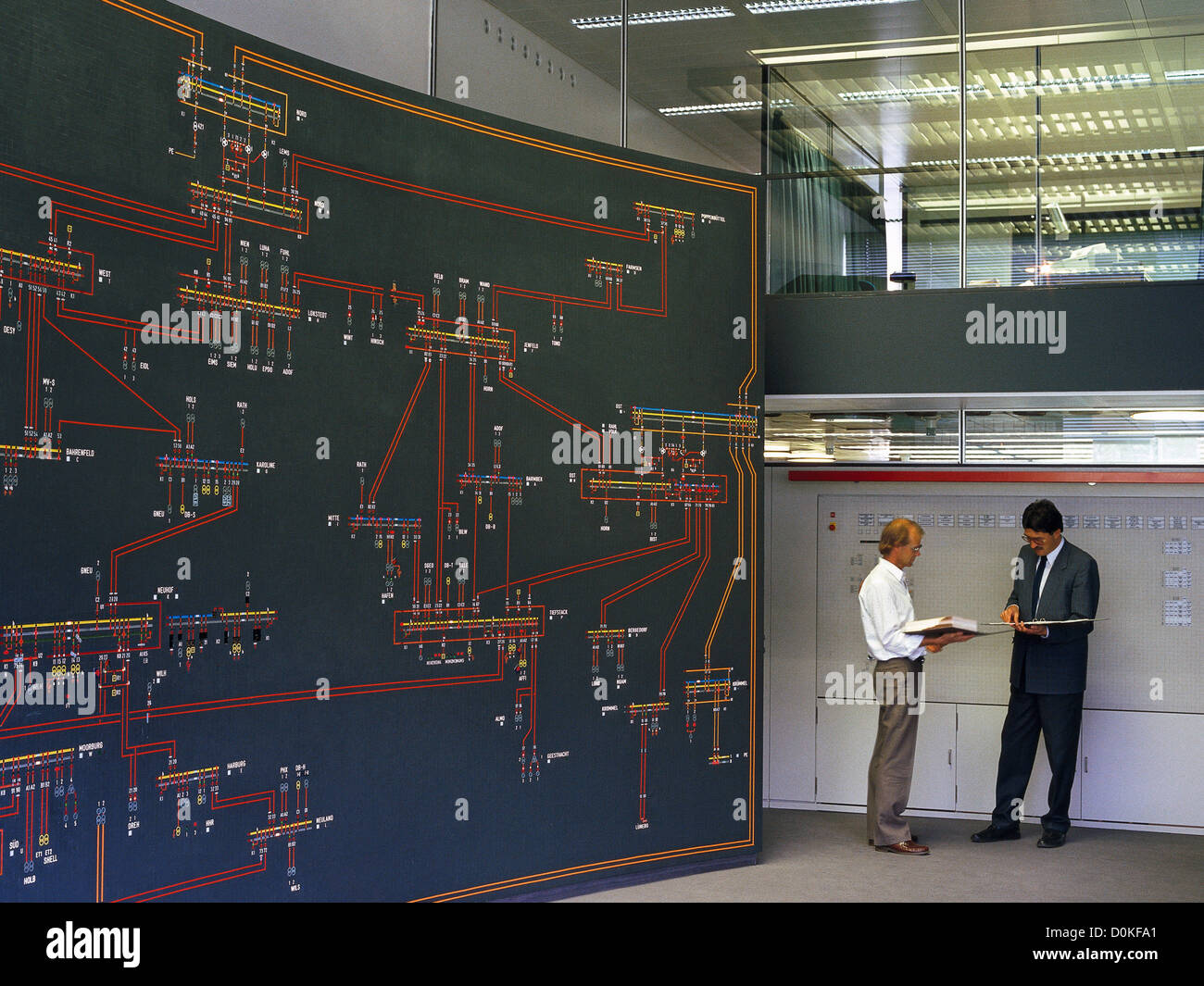 Control of the electrical power supply takes place in a load ...
