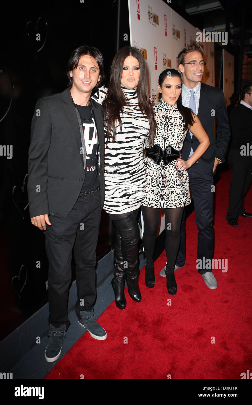 Jonathan Cheban, Khloe Kardashian, Kim Kardashian and Simon Huck 'The ...