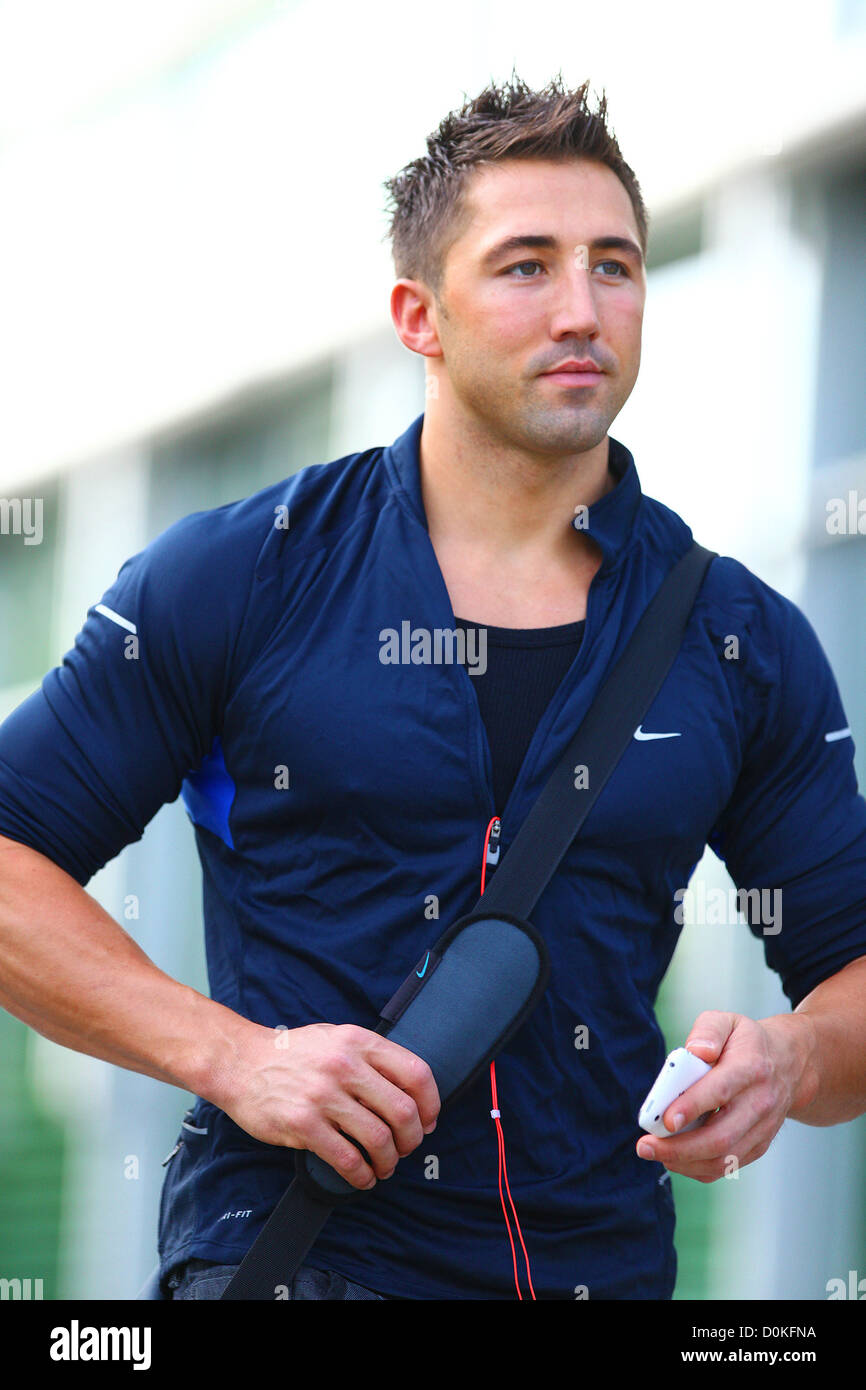 Gavin Henson arriving at rehearsals for 'Strictly Come Dancing' London ...