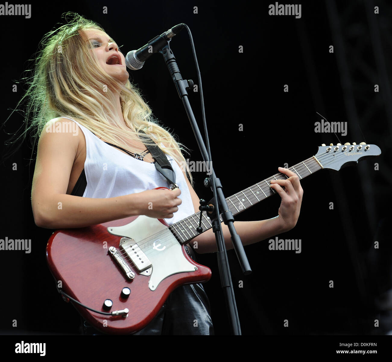 Daisy Dares You, real name Daisy Coburn The V Festival 2010 held at ...